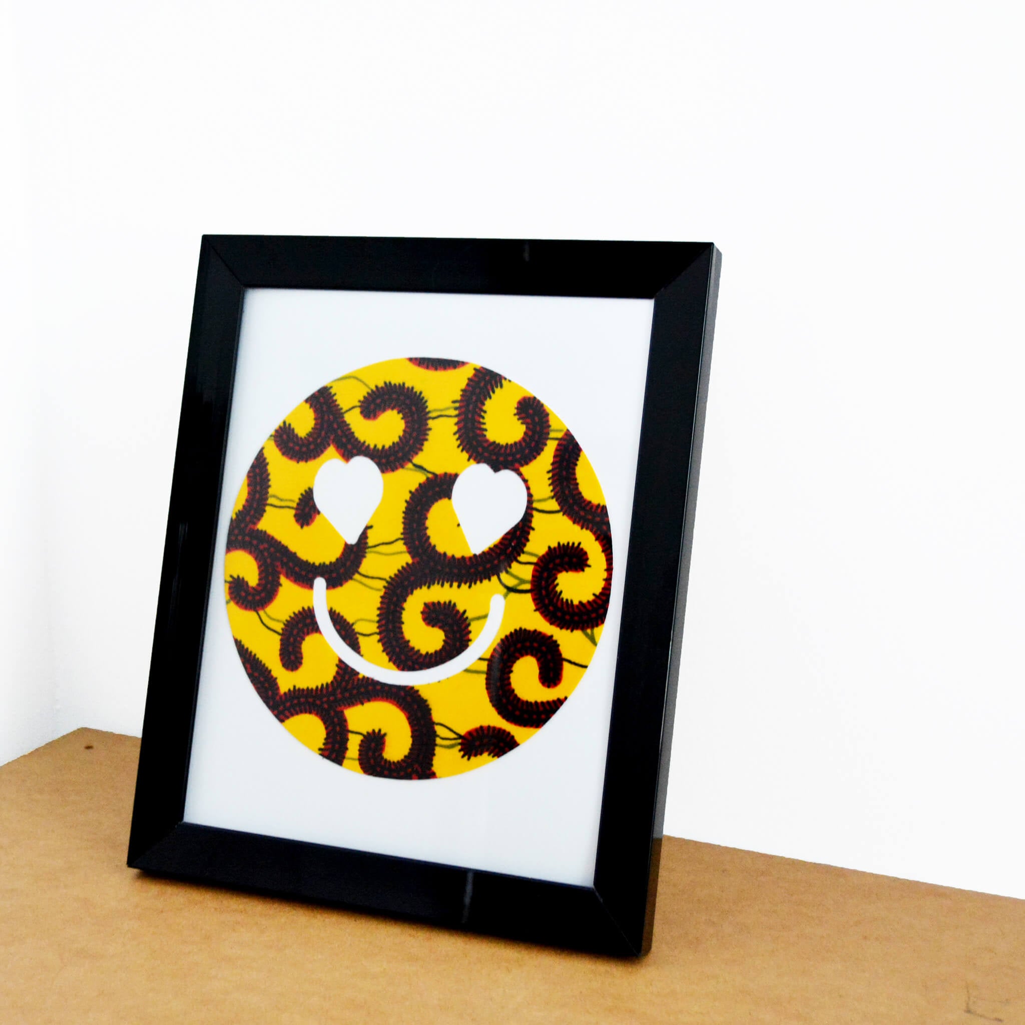 Smiley Face Emoji with Heart Eyes Poster | Coo-Mon